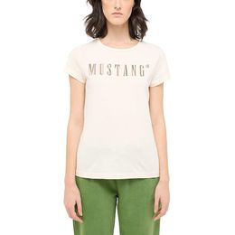 Mustang Shirt in Creme - 55% | Gr&ouml;&szlig;e XS | Damen-tops