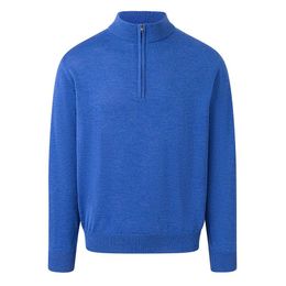 Maerz Muenchen Wollpullover in Blau - 60% | Größe 52 | Herren-plussize