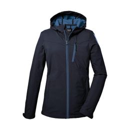 Killtec Damen Softshelljacke &raquo;KOS 89 WMN SFTSHLL JCKT&laquo; Damen Softshelljacke: Wind-und wasserdicht, atmungsaktiv blau 42