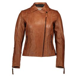 7eleven Lederjacke "Jilly" in Camel - 77% | Gr&ouml;&szlig;e 38 | Damenjacken