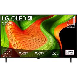 LG OLED-Fernseher »OLED55B59LA« 139 cm/55 Smart-TV schwarz α8 Gen2 4K AI-Prozessor mit zahlreichen AI-Funktionen für bestmögliche Bildqualität und...