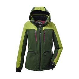 Killtec Skijacke »KSW 252 WMN SKI JCKT« Wasserdichte Skijacke mit Colourblock-Design und vielen Taschen dunkelgrün 44 44 Funktionsjacke mit...