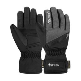 Reusch Ski-/ Snowboardhandschuhe "Tommy GORE-TEX Junior" in Schwarz/ Grau - 25% | Größe 5 | Kinderhandschuhe