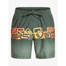 Quiksilver Boardshorts &raquo;Word block 17"&laquo; Thyme L L Stoff: Supersuede-Material