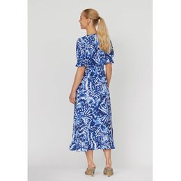 Sisters Point Kleid in Blau/ Wei&szlig; - 76% | Gr&ouml;&szlig;e XS | Damen-kleider