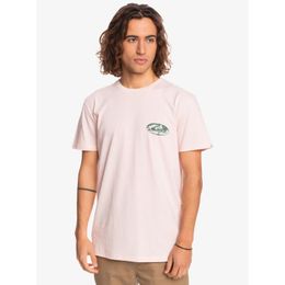 Quiksilver T-Shirt »Time Tripping« Veiled Pink S S Stoff: leichter Baumwoll-Jersey