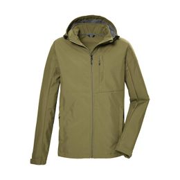 Killtec Softshelljacke &raquo;KOS 103 MN SFTSHLL JCKT&laquo; Atmungsaktive, wind- und wasserabweisende Softshelljacke moosgr&uuml;n L L Softshelljacke mit...