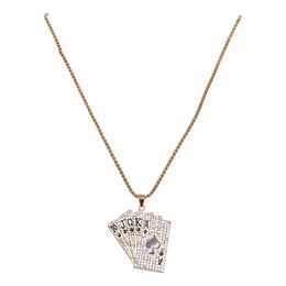 Urban Classics Edelstahlkette »Unisex Cards Necklace« gold onesize Stilvolle Halsketten für jeden Anlass