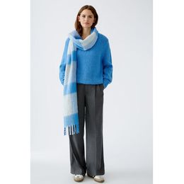 Oui Schal in Blau/ Weiß - 67% | Damen-schals-tuecher