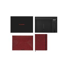 Moleskine 3tlg. Geschenkset "Hol Shine" in Rot - 20% | Buero-schulbedarf