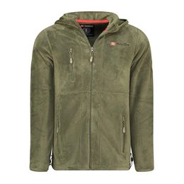 Canadian Peak Fleecejacke "Uploadeak" in Oliv - 60% | Größe L | Herren-pullover-sport