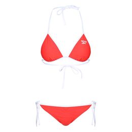 Reebok Bikini "Allegra" in Rot/ Weiß - 43% | Größe S | Damen-bademode