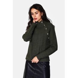 ASSUILI Pullover in Khaki - 66% | Größe 36 | Damen-pullover-cardigans