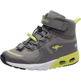 Kangaroos Sneaker »KX-Hydro« Sneakerboot, Winterschuh, wasserdicht, Schnellschnürung grau-gelb 35 35 Leichter Sneaker von Kangaroos