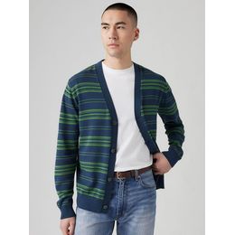 Levi's Levi's Cardigan in Dunkelblau/ Gr&uuml;n - 49% | Gr&ouml;&szlig;e M | Herren-pullover-cardigans