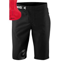 Gonso Fahrradhose »Sitivo Shorts« Bikeshorts mit innovativem Sitzpolsterkonzept Rot XL - Normalgrößen Normalgrößen XL Körpernahe Passform