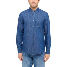Mustang Jeanshemd in Blau - 58% | Gr&ouml;&szlig;e M | Herren-plussize