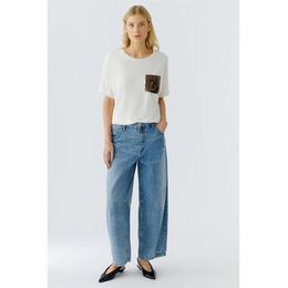 Oui Shirt in Creme - 47% | Gr&ouml;&szlig;e 34 | Damen-tops