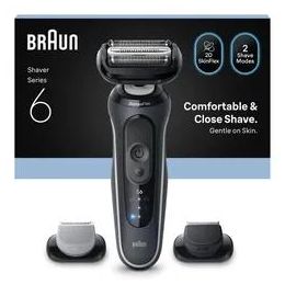 Braun Series 6 62-G1650s Herren-Elektrorasierer, 2 Aufs&auml;tze