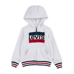 Levi's Kids Sweatjacke in Weiß - 56% | Größe 98 | Kinder-sweatshirts-jacken