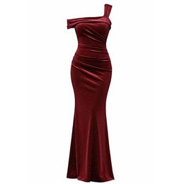 Goddiva Kleid Damen Gr&ouml;&szlig;e 36 dunkelrot Winterkleid