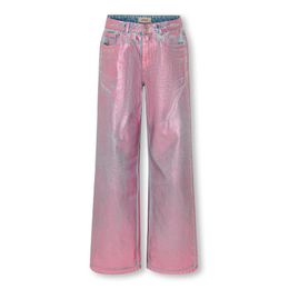 ONLY GIRLS Jeans 'KOGCobain' M&auml;dchen Gr&ouml;&szlig;e 158 blue denim / pitaya