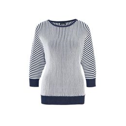 GOLDNER Pullover Damen Gr&ouml;&szlig;e S marine / wei&szlig;