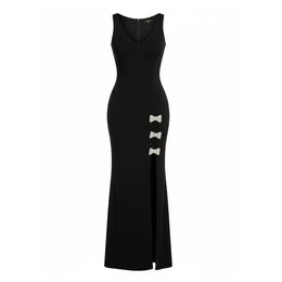 Goddiva Evening Dress female Black size 44