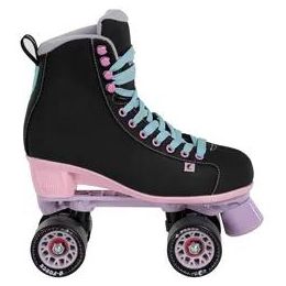 Chaaya Rollschuhe CHAYA "Melrose Black Pink" Gr. 39, bunt (rosa, schwarz, t&uuml;rkis), Inlineskates_Rollschuhe, Kinder, 39 (bis 100 kg), Lederimitat