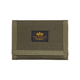Alpha Industries Combat Label Wallet dark oliv