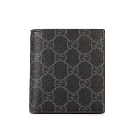 Gucci Crossbody Bags - Emblem Bifold Wallet - Gr. unisize - in Grau - f&uuml;r Damen