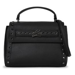 K by KARL LAGERFELD Karl Lagerfeld Crossbody Bags - K/Autograph Tasche mit Nieten und Handgriff oben - Gr. unisize - in Schwarz - f&uuml;r Damen