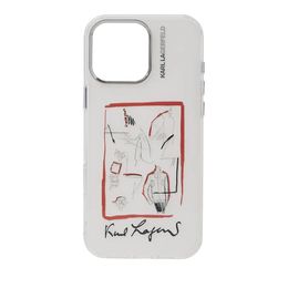 K by KARL LAGERFELD Karl Lagerfeld Handyh&uuml;llen - Karl Series iPhone 16 Pro Case - Gr. unisize - in Transparent - f&uuml;r Damen