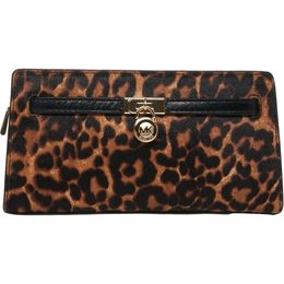 Michael Kors Clutches - Clutch with animal print - Gr. unisize - in Braun - f&uuml;r Damen