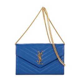 SAINT LAURENT Crossbody Bags - Chain Wallet - Gr. unisize - in Blau - f&uuml;r Damen
