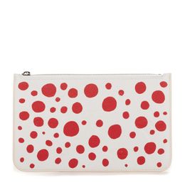 Louis Vuitton Crossbody Bags - Ltd. Ed. Yayoi Kusama Infinity Dots Neverfull Pouc - Gr. unisize - in Wei&szlig; - f&uuml;r Damen