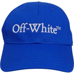 Off-White Caps & M&uuml;tzen - Cappello Blu con Logo - Gr. S - in Blau - f&uuml;r Damen