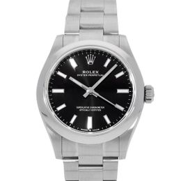 Rolex Uhr - Oyster Perpetual - Gr. unisize - in Schwarz - f&uuml;r Damen