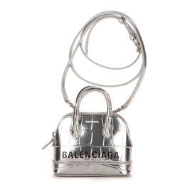 Balenciaga Crossbody Bags - Mini Ville Top Handle Crossbody - Gr. unisize - in Silber - f&uuml;r Damen