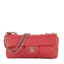 Chanel Crossbody Bags - East-West Single Flap - Gr. unisize - in Rot - f&uuml;r Damen