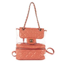 Chanel Crossbody Bags - Ltd. Ed. 2018 Aquarium PVC Backpack - Gr. unisize - in Rosa - f&uuml;r Damen