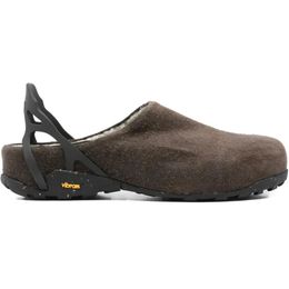 Roa Slipper & Pantoletten - Fedaia Taupe Sherpa - Gr. 44 (EU) - in Grau - f&uuml;r Damen