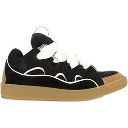 Lanvin Low-Top Sneaker - Sneakers Honeyblack - Gr. 44 (EU) - in Braun - f&uuml;r Damen