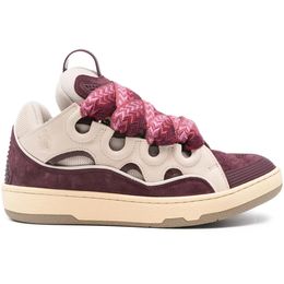 Lanvin Low-Top Sneaker - Sneakers Beigeburgundy - Gr. 39 (EU) - in Beige - f&uuml;r Damen
