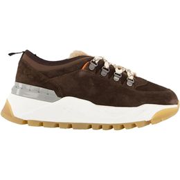 Santoni Low-Top Sneaker - Dames Innova Trek Sneaker Bruin - Gr. 36 (EU) - in Braun - f&uuml;r Damen