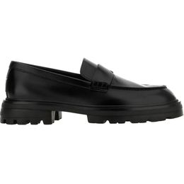 Hogan Loafer - Flat Shoes Black - Gr. 9 - in Schwarz - f&uuml;r Damen