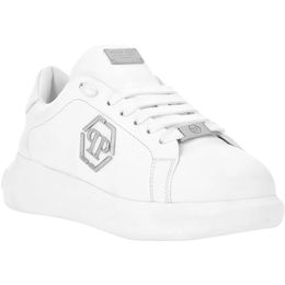 Philipp Plein Flat Shoes White - Gr. 43 (EU) - in Weiß