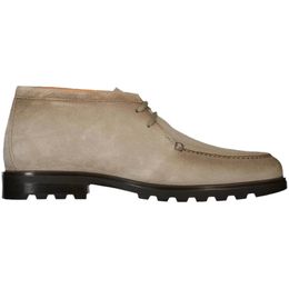 Santoni Heren Rock Veterschoen Beige - Gr. UK_8_5 - in Beige