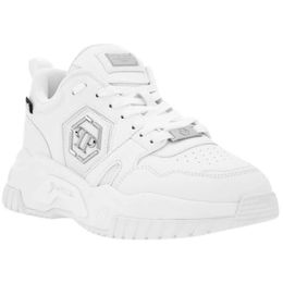 Philipp Plein Flat Shoes White - Gr. 43 (EU) - in Weiß