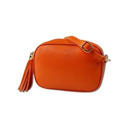 Leder Umhängetasche Toscanto Tasche orange ca. 21cm | Gr.: onesize